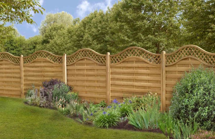 Italian Style Wood Fencing