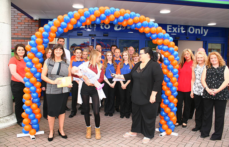 B&M's Youngest Ever Local Hero Helps Open Relocated Wigan store