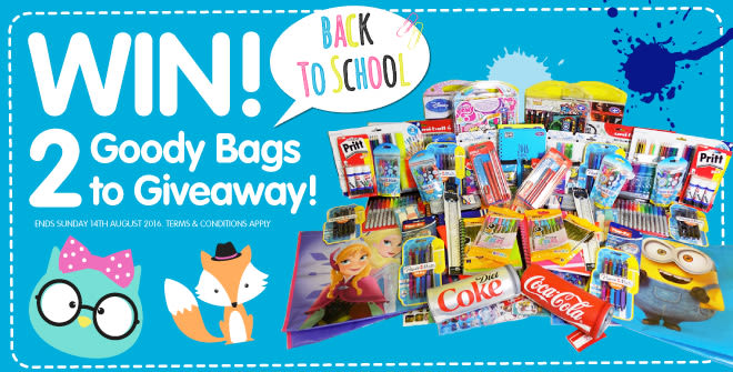 WIN IT BIG - Two Goodie Bags of Stationery Worth Over £175 | B&M