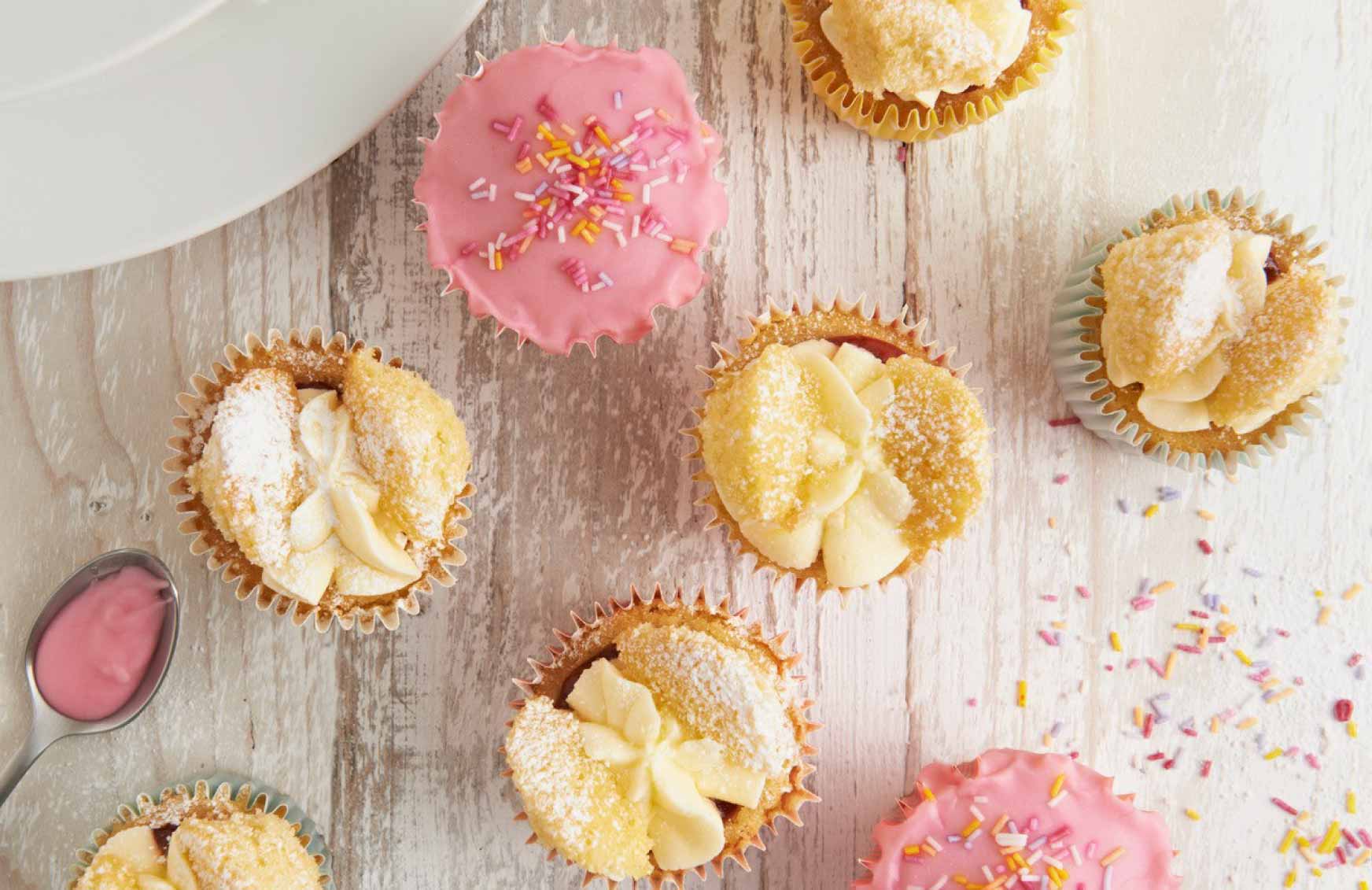 Little Vix's Easy 'Bake Off' Butterfly Cupcakes