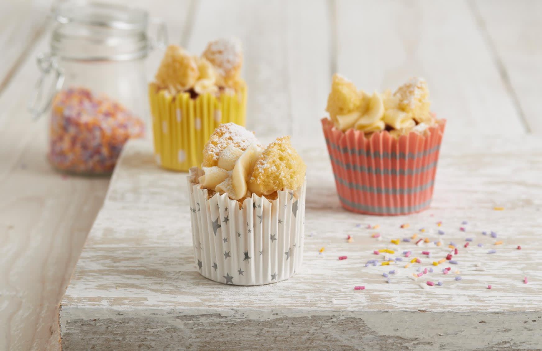 Little Vix's Easy 'Bake Off' Butterfly Cupcakes