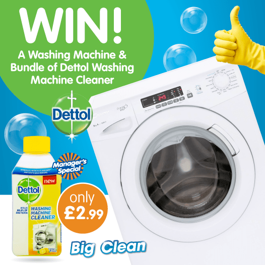 WINNER ANNOUNCEMENT - ONE Chance to WIN a Washing Machine PLUS a Dettol ...
