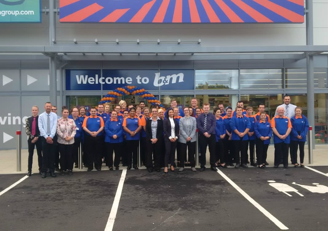 Excitement in Strood as B&M Opens New Store