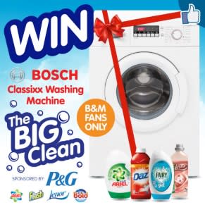 B&M’s BIG Giveaway - Bosch Classixx Washing Machine Giveaway | B&M