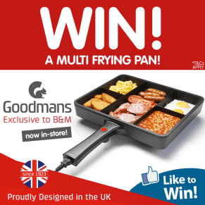 WINNER ANNOUNCEMENT - 1 x Goodmans Multi Frying Pan! | B&M