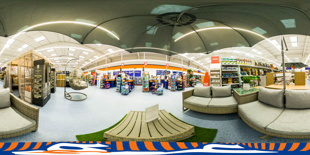 360° Virtual Rooms | B&M