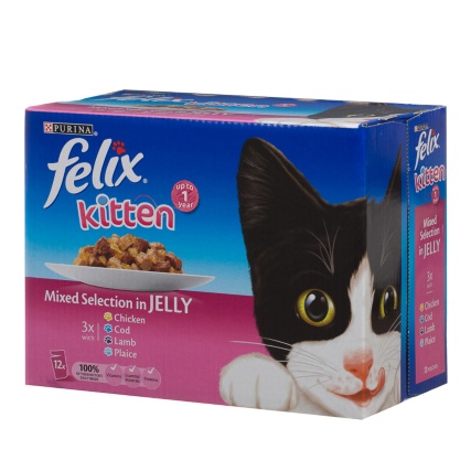 Felix Kitten Pouches 12 x 100g Deal at BMStores, Offer