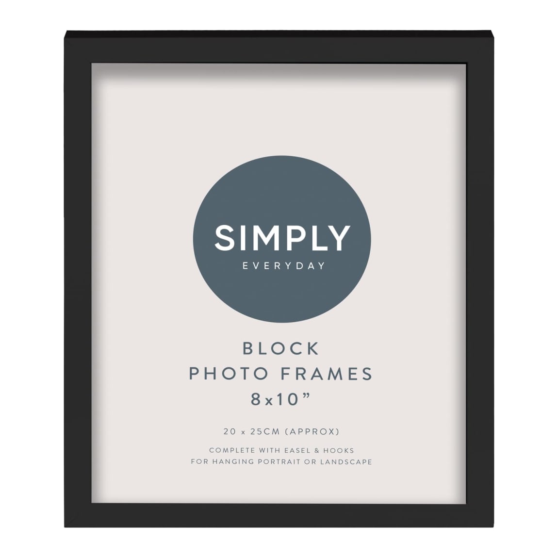 Simply Everyday 8 x 10" Block Frames 3pk - Black | B&M Stores