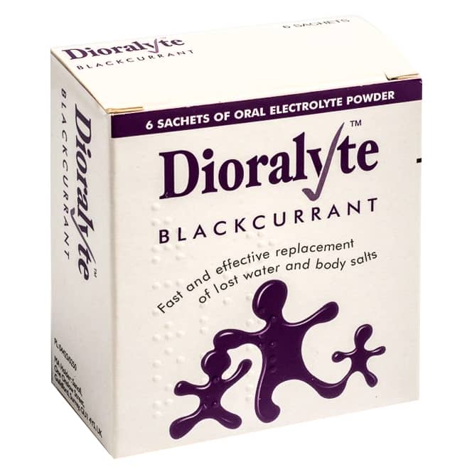 Dioralyte Blackcurrant Sachets 6pk | Health & Wellbeing - B&M
