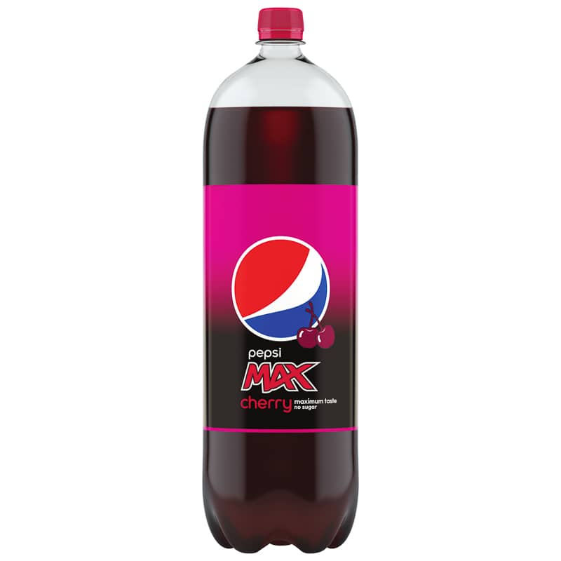 Pepsi Max Cherry 2L | Food & Drink | Soft Drinks - B&M