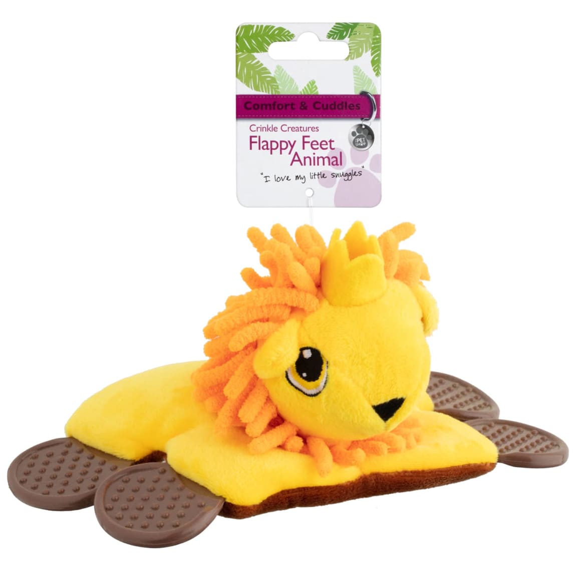 Flappy Feet Puppy Toy - Lion | Pets | Toys - B&M