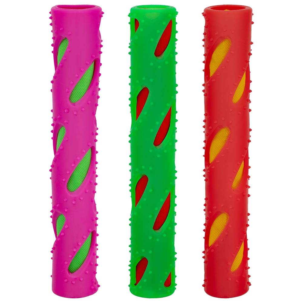 Crunchy Fetch Stick - Red | Dog Toys | Pets - B&M