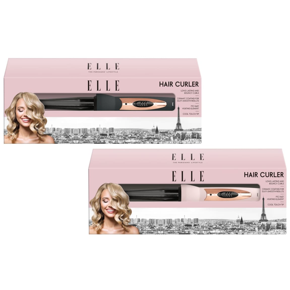 ELLE Hair Curler - Black | Beauty Electricals - B&M Stores