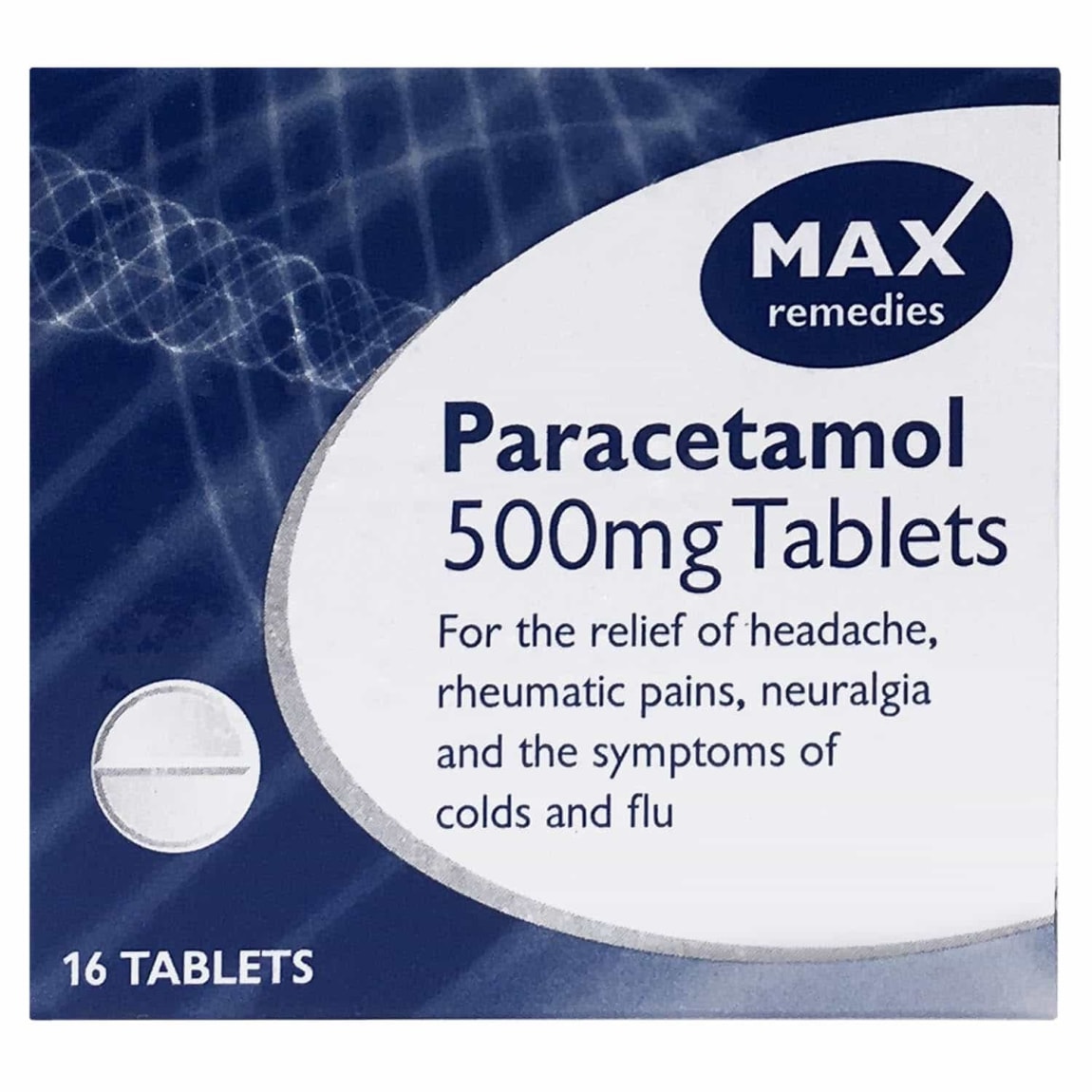 Max Paracetamol 500mg Tablets 16pk Health Wellbeing B M Max Paracetamol 500mg Tablets 16pk Health Wellbeing B M