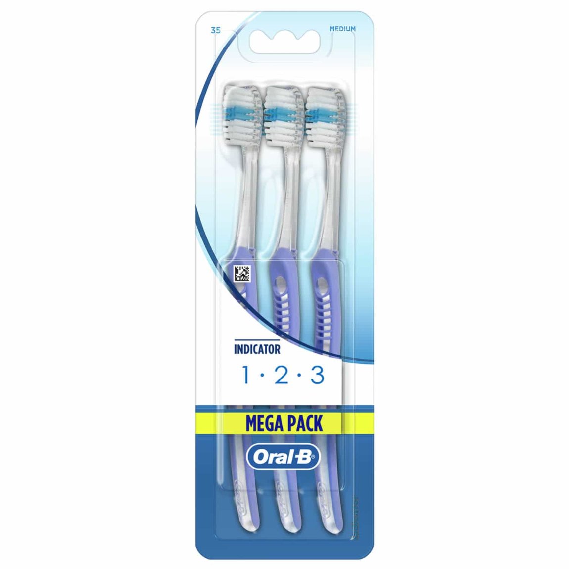 Oral-B 123 Indicator Toothbrush 3pk | Dental Care - B&M