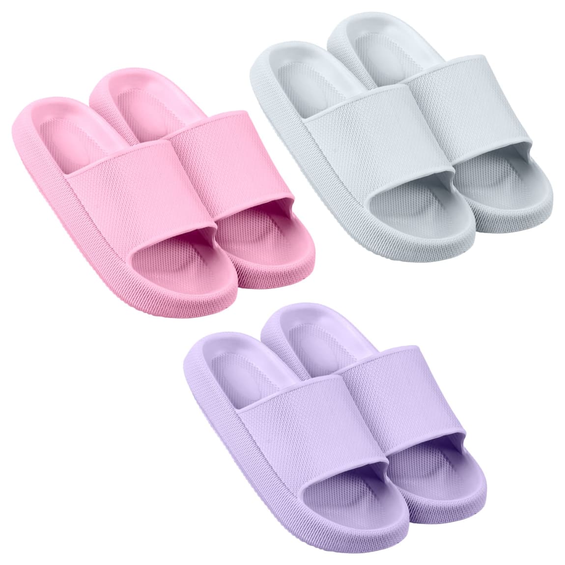 Ladies Chunky Sliders - Lilac | Women's Footwear - B&M Stores