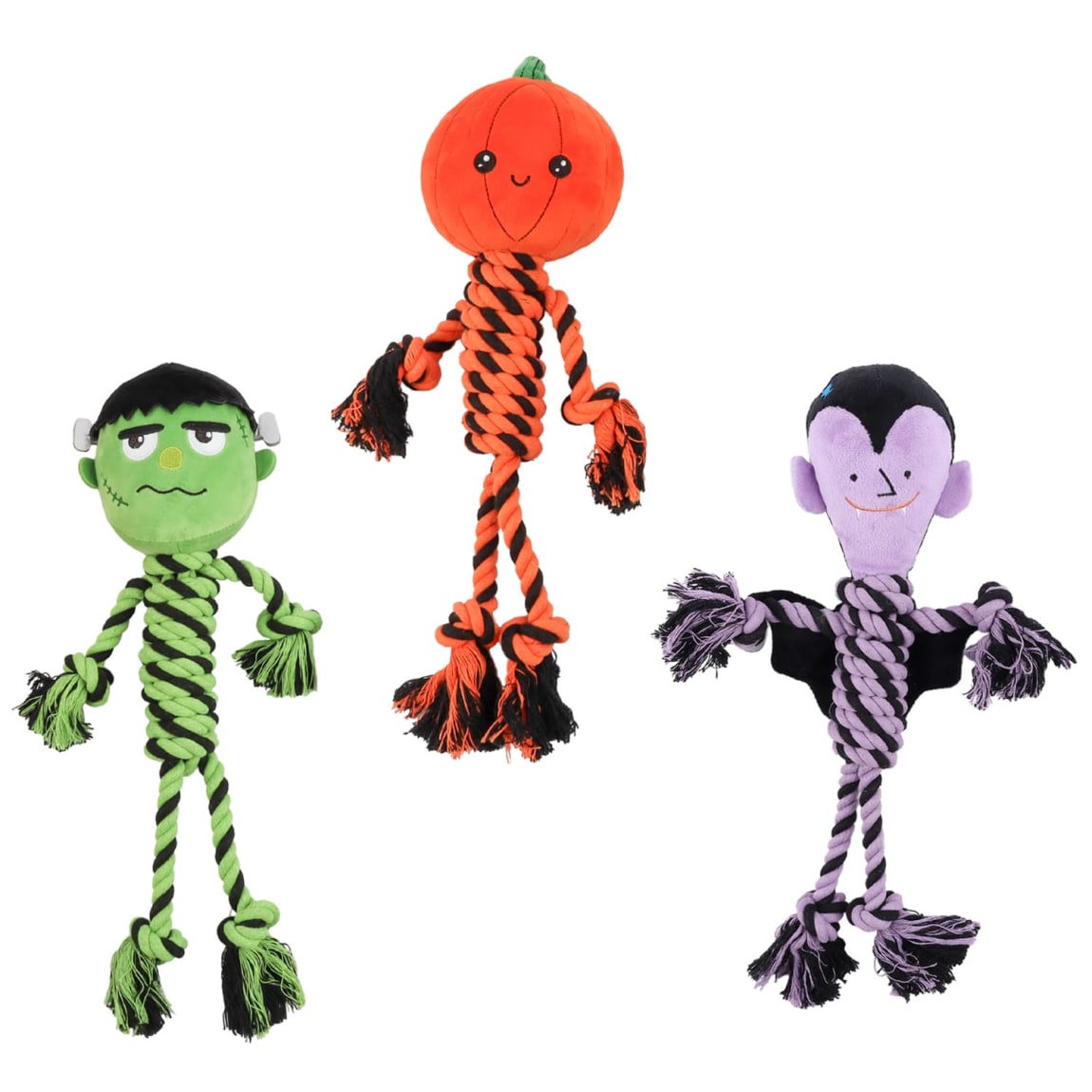 Halloween Rope Pet Toy - Orange | Halloween Pets | B&M