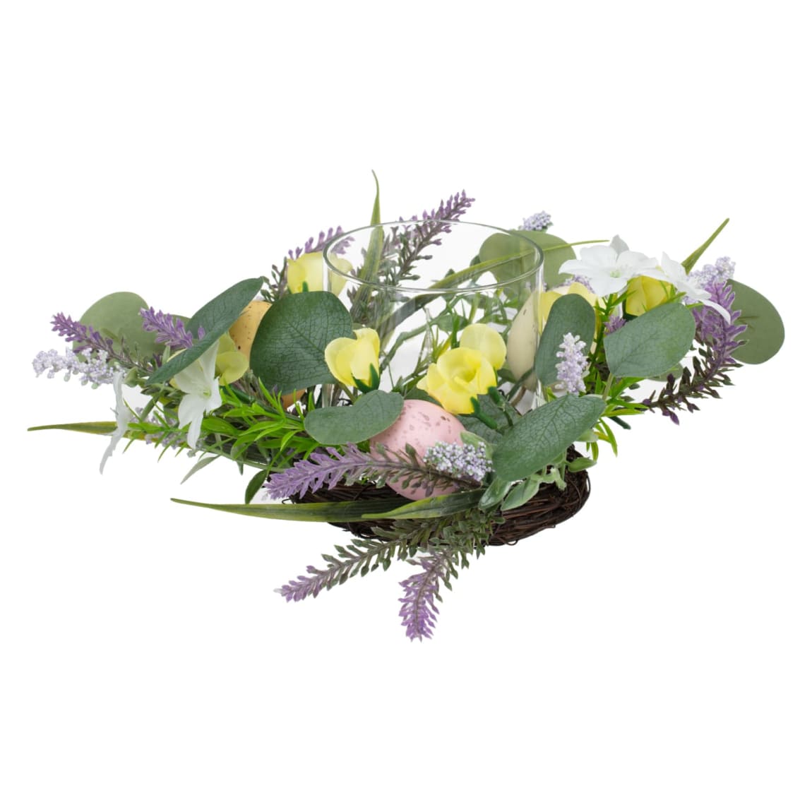 Easter Candle Holder & Wreath | Easter Decorations | B&M