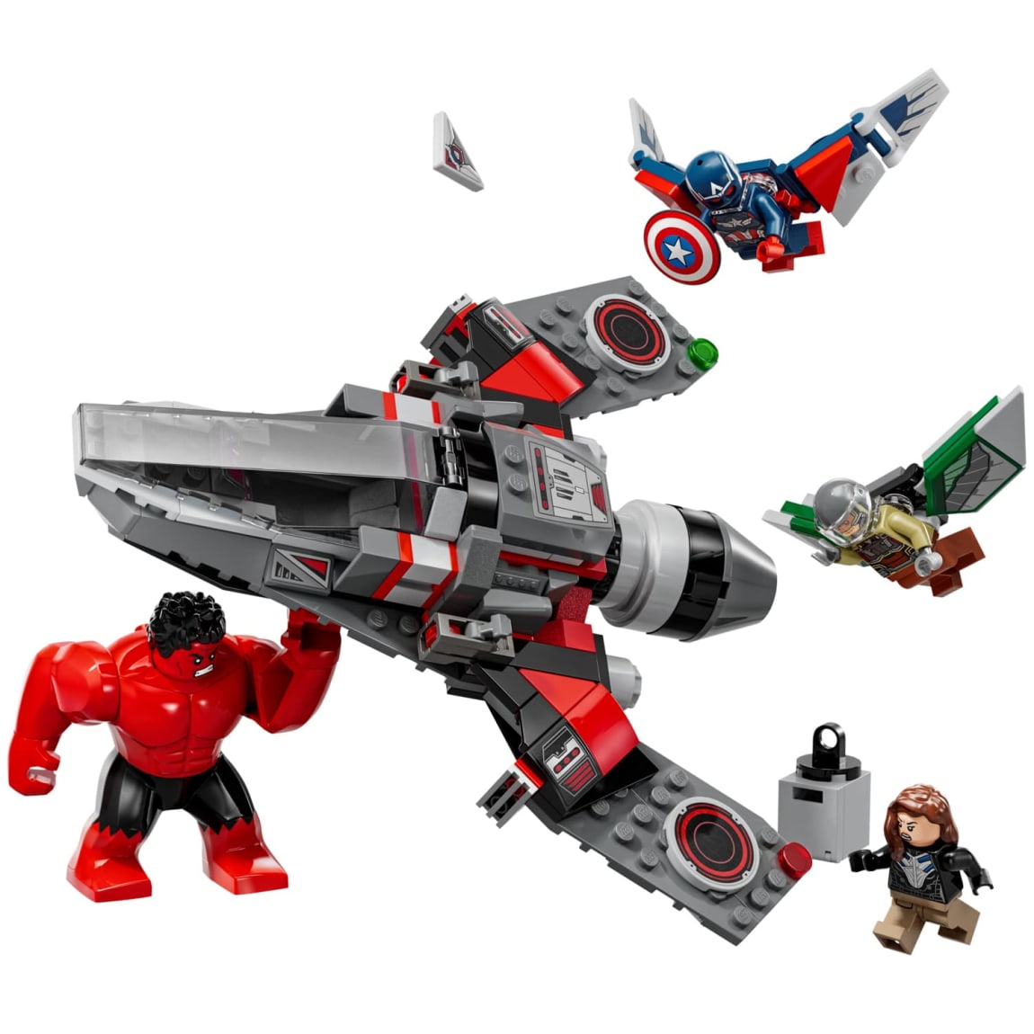 LEGO Marvel Captain America vs. Red Hulk Battle | B&M