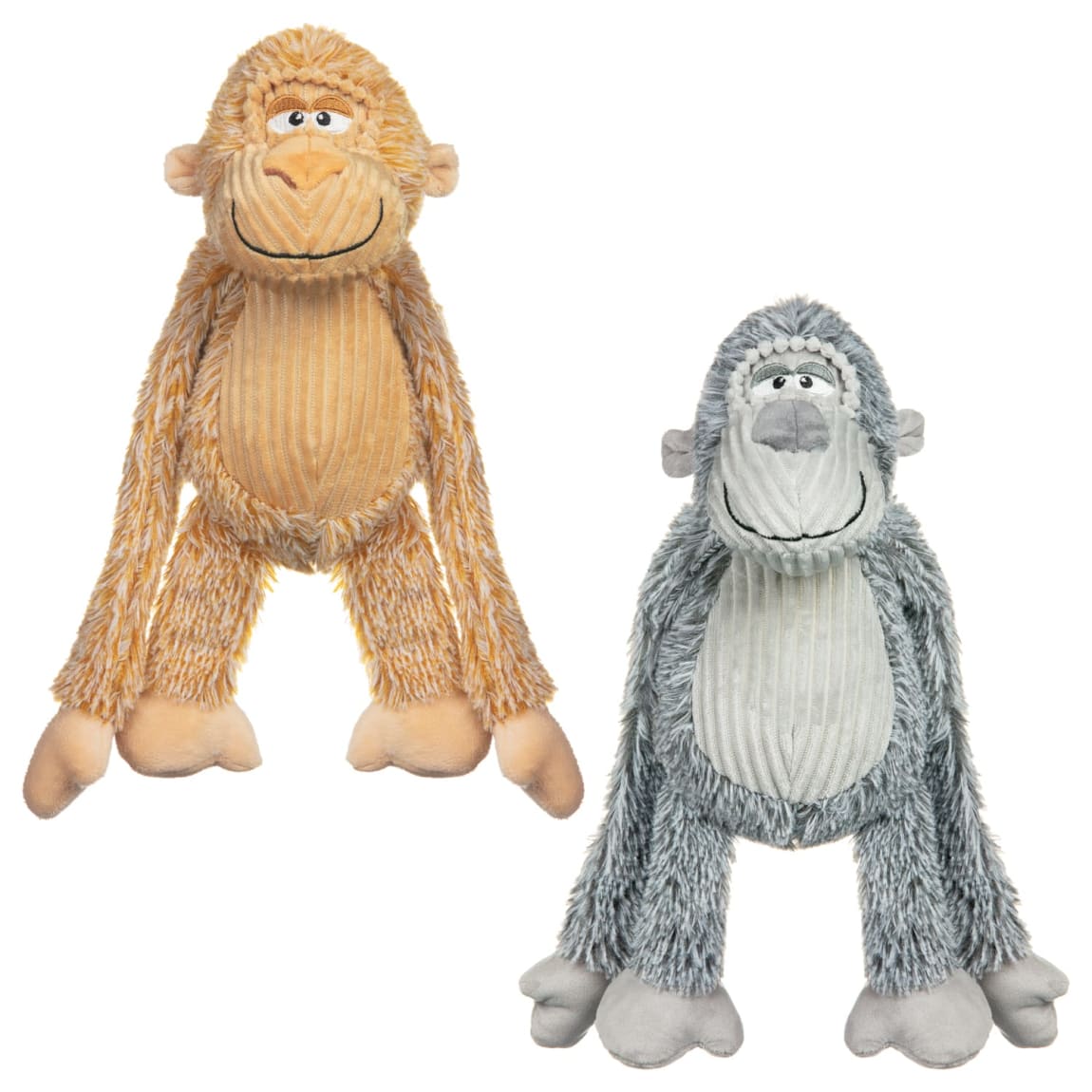 Gus The Gorilla - Grey | Dog Toys | B&M Stores