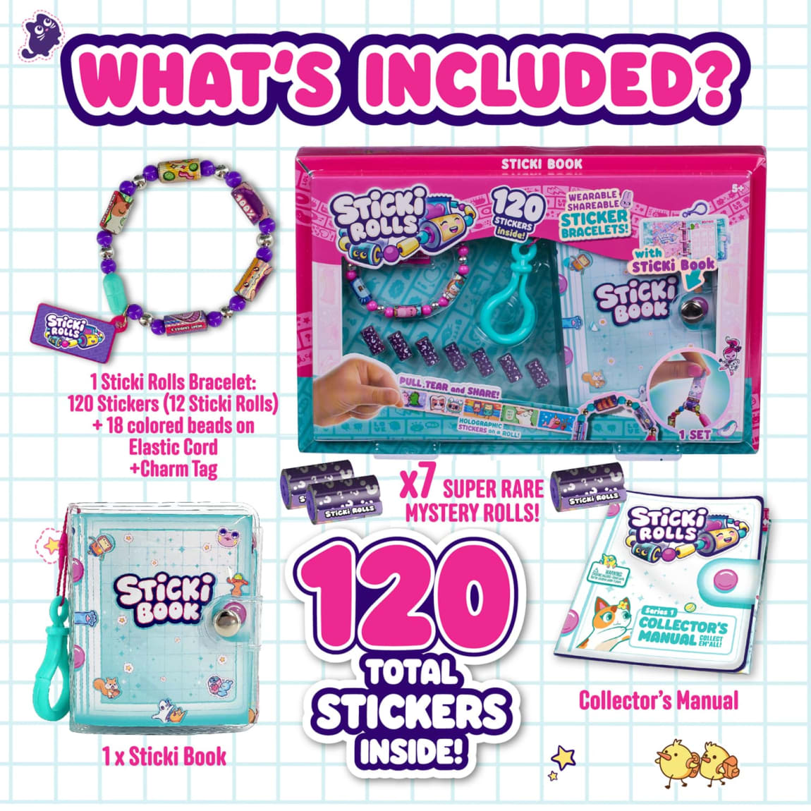 Sticki Rolls Sticki Book | Collectables | B&M