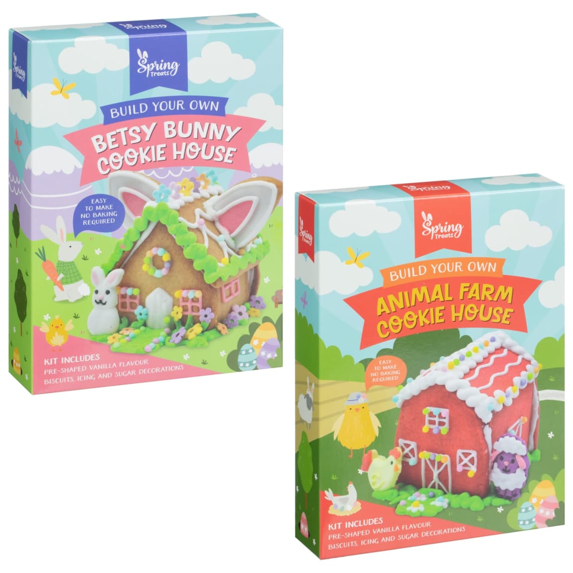 Build Your Own Cookie House - Animal Farm | Easter | B&M