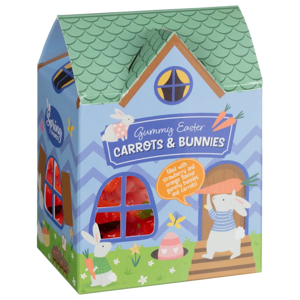 Easter Gummy House - Carrots & Bunnies | Kids' Easter Gifts | B&M