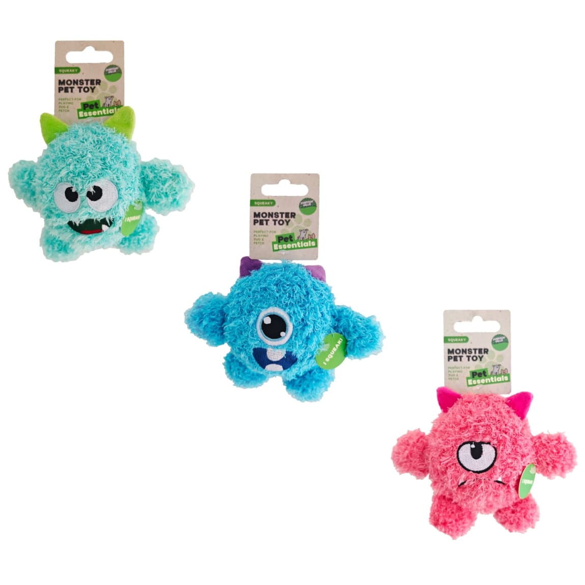Monster Pet Toy - Pink | Dog Toys | B&M