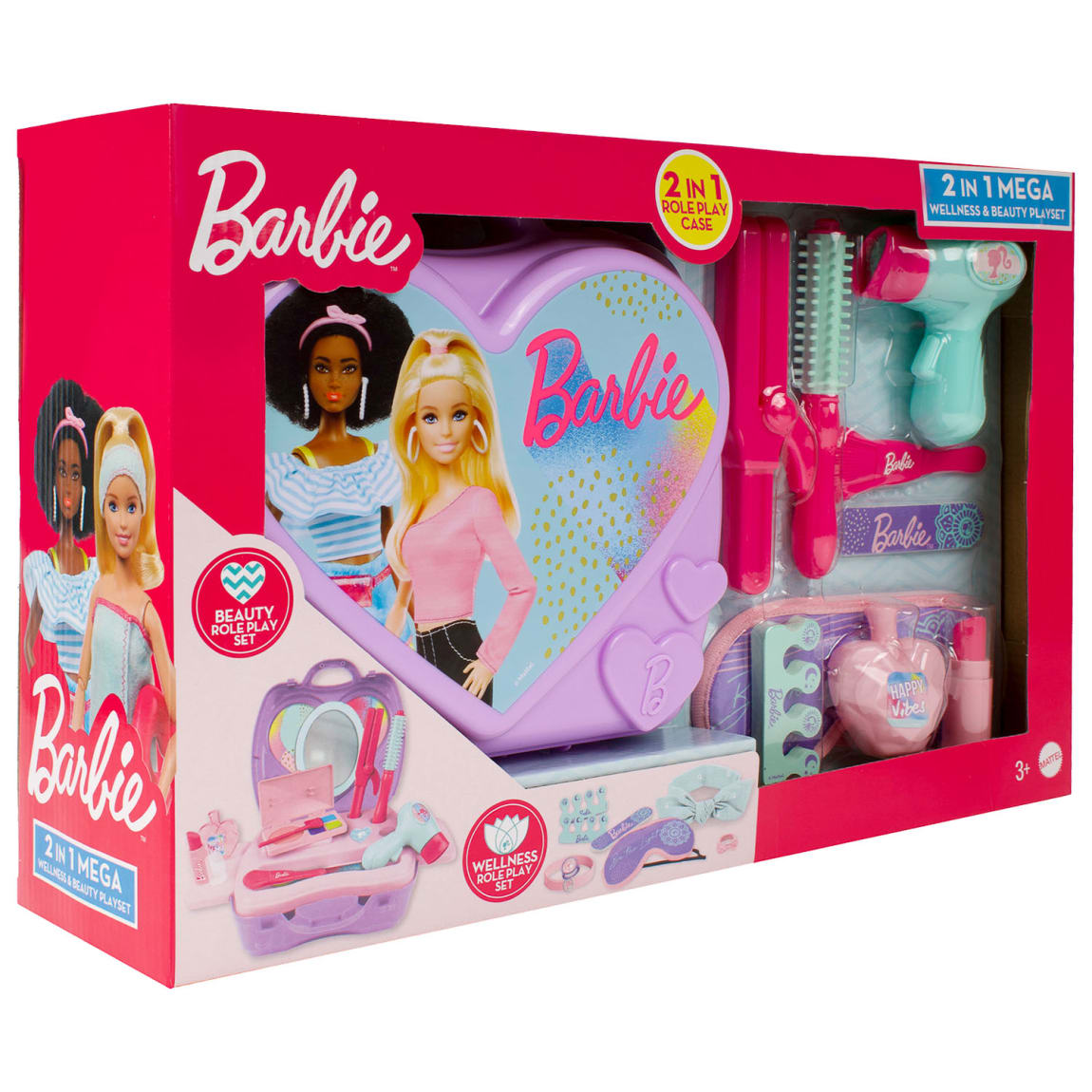 Barbie 2 in 1 Roleplay Set - Beauty & Wellness | Doll Playsets | B&M