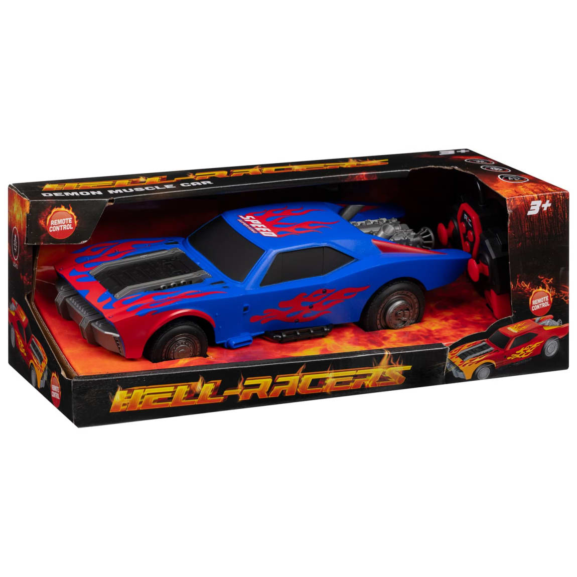 Hell Racers Remote Control Car - Blue | Remote Control Toys | B&M