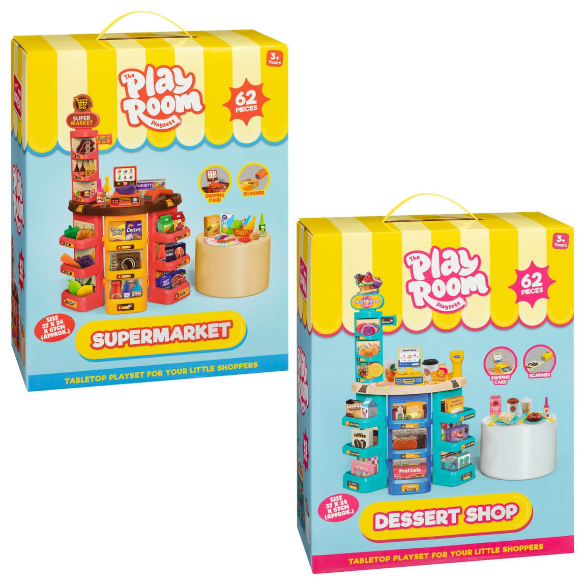 The Play Room Tabletop Playset - Supermarket | Role Play Toys | B&M