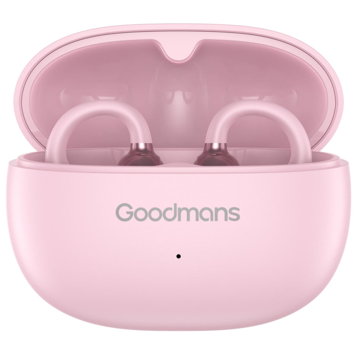 Goodmans Open Ear Clip-On Bluetooth Earphones - Pink | B&M