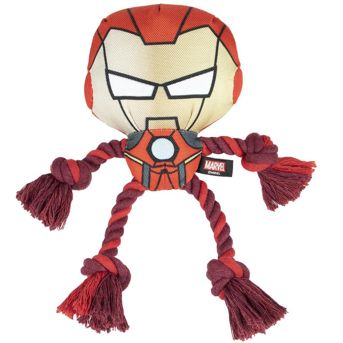 Marvel Rope Arms & Legs Dog Toy - Iron Man | Dog Toy | B&M