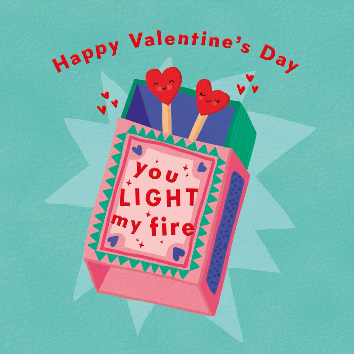 Valentine's Day Card - You Light My Fire | Valentine's Day | B&M