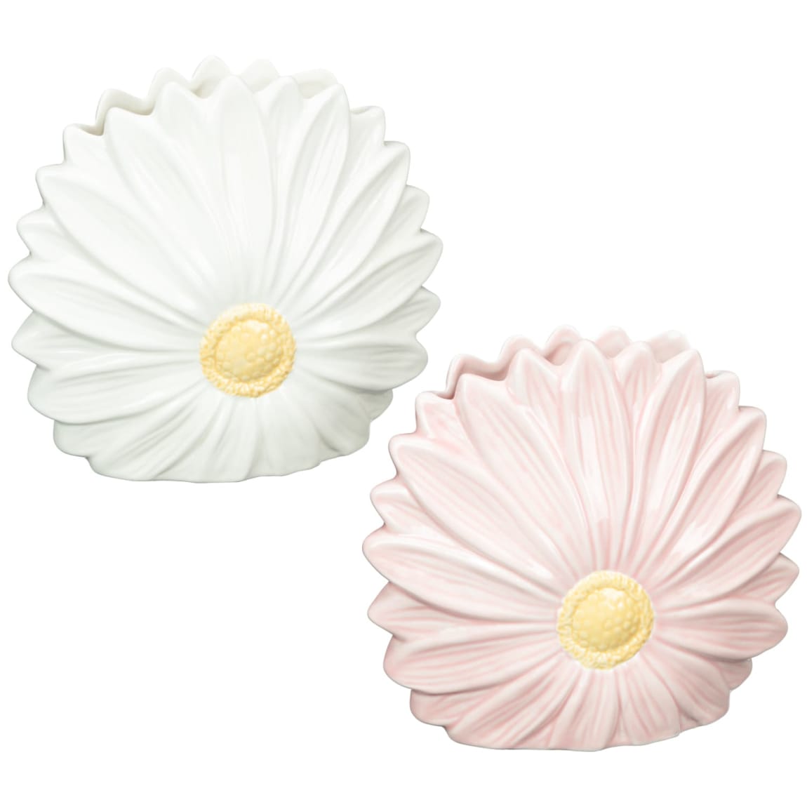 Ceramic Flower Vase - White | Vases | B&M