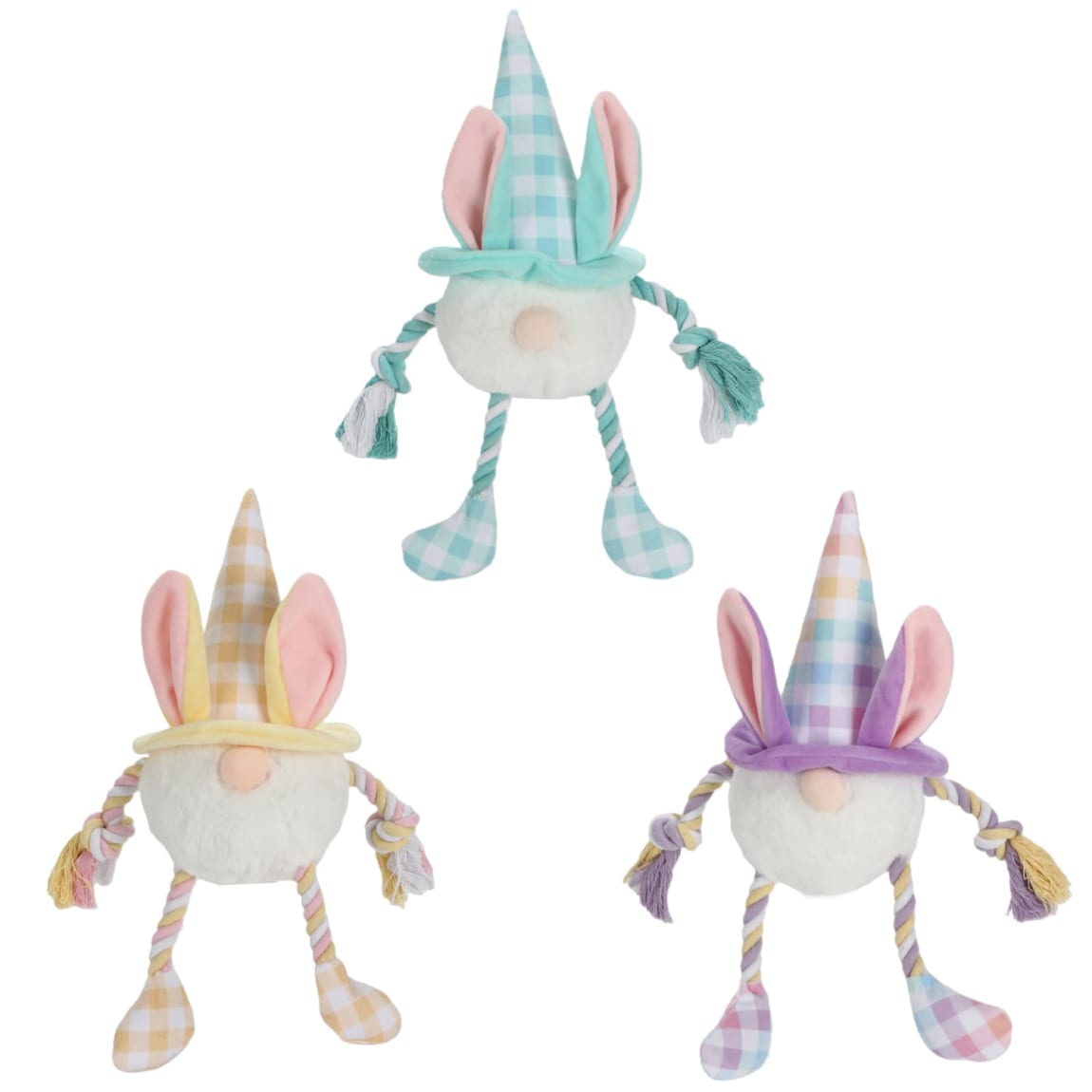 Easter Gingham Gonk - Green | Easter | B&M