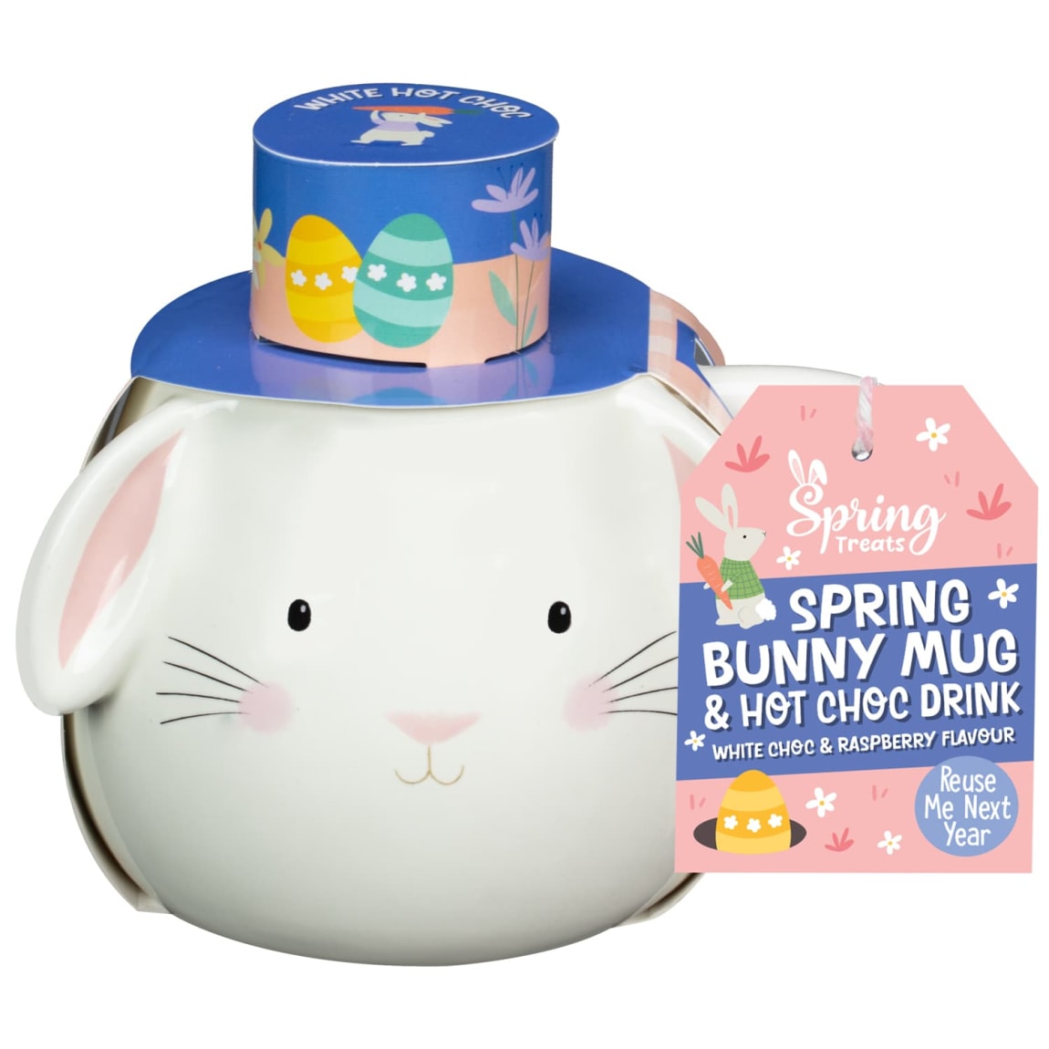 Spring Treats Mug & Hot Chocolate Drink - Bunny | Easter Gifts | B&M