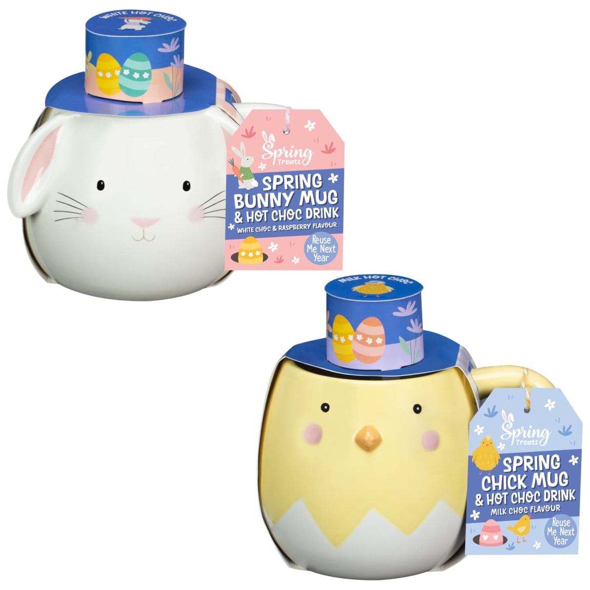 Spring Treats Mug & Hot Chocolate Drink - Bunny | Easter Gifts | B&M