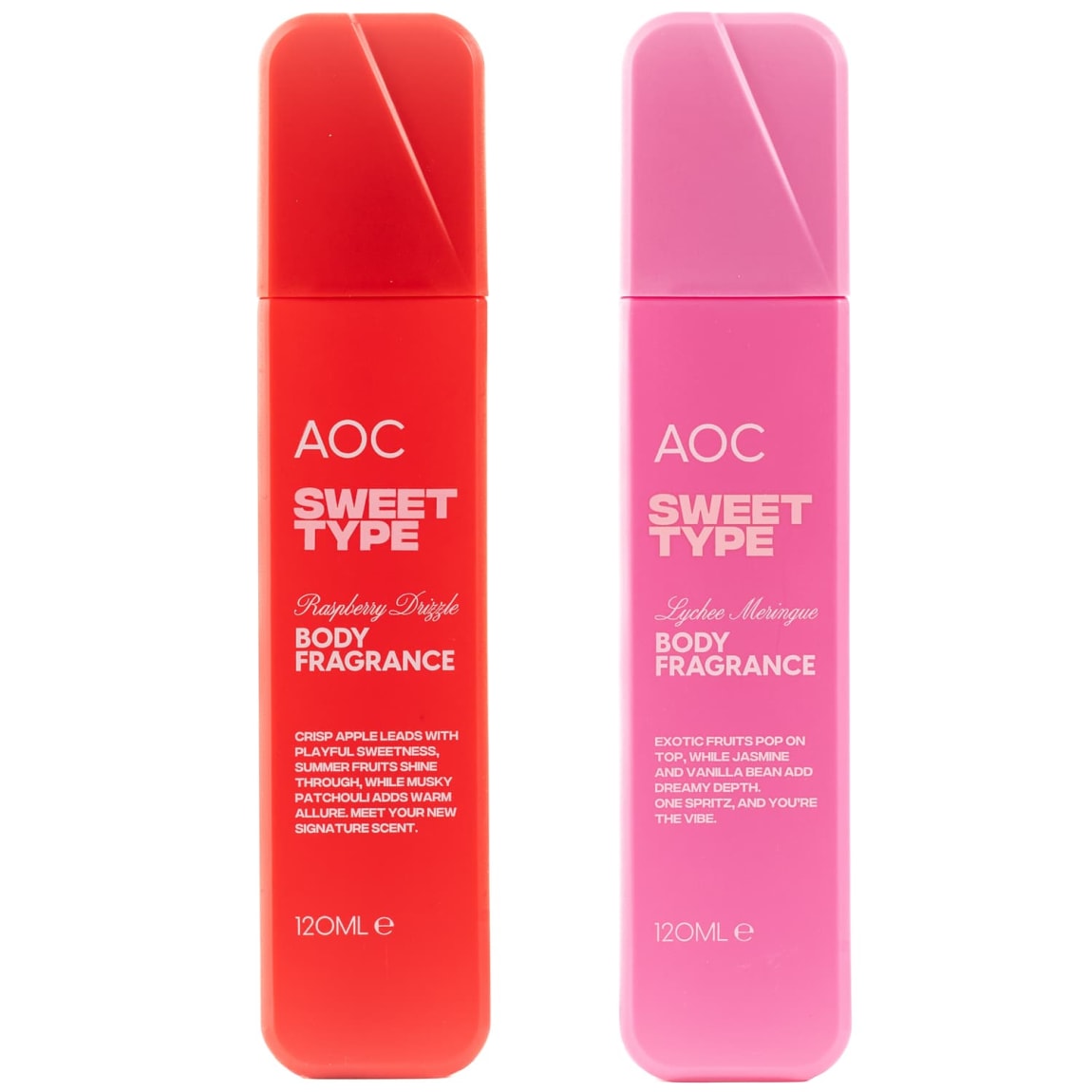 AOC Sweet Type Body Mist 120ml - Lychee Meringue | Fragrances | B&M