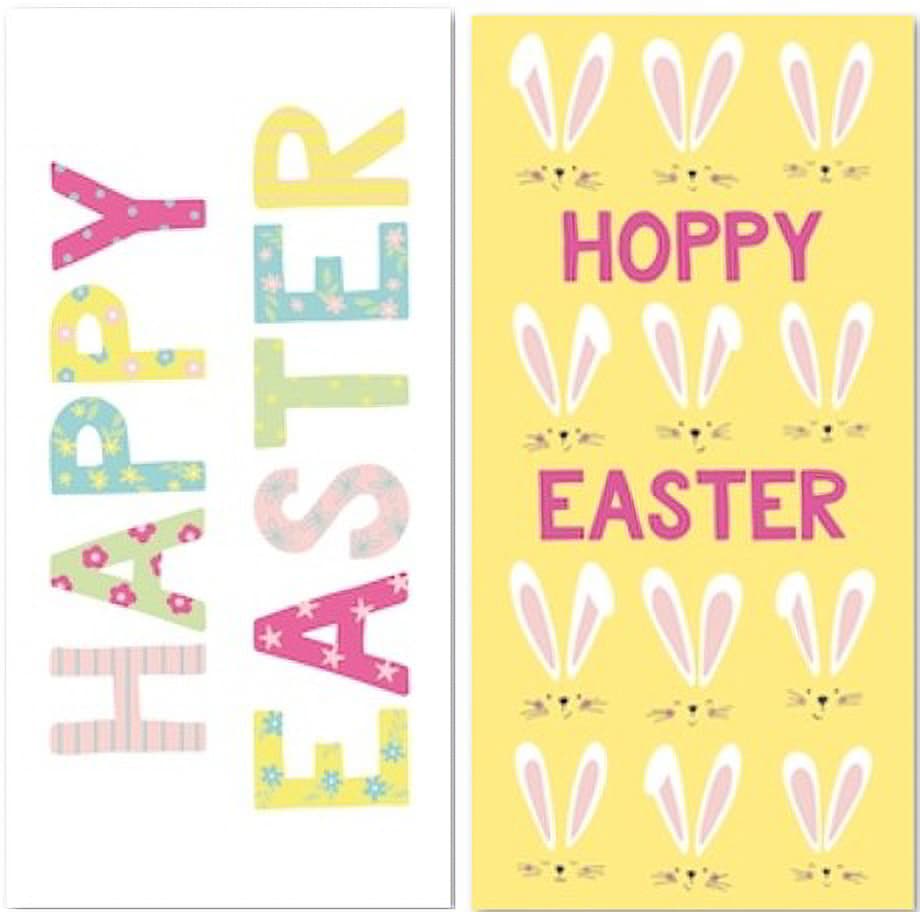 Easter Cards 2pk - Hoppy Easter | Greetings Cards - B&M Stores