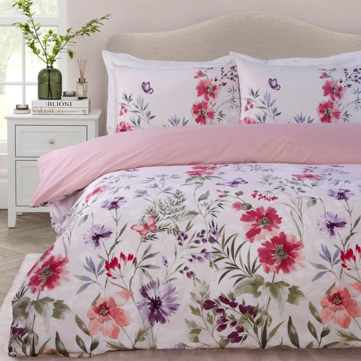 Summer Butterfly King Size Duvet Set | Buy Bedding at B&M