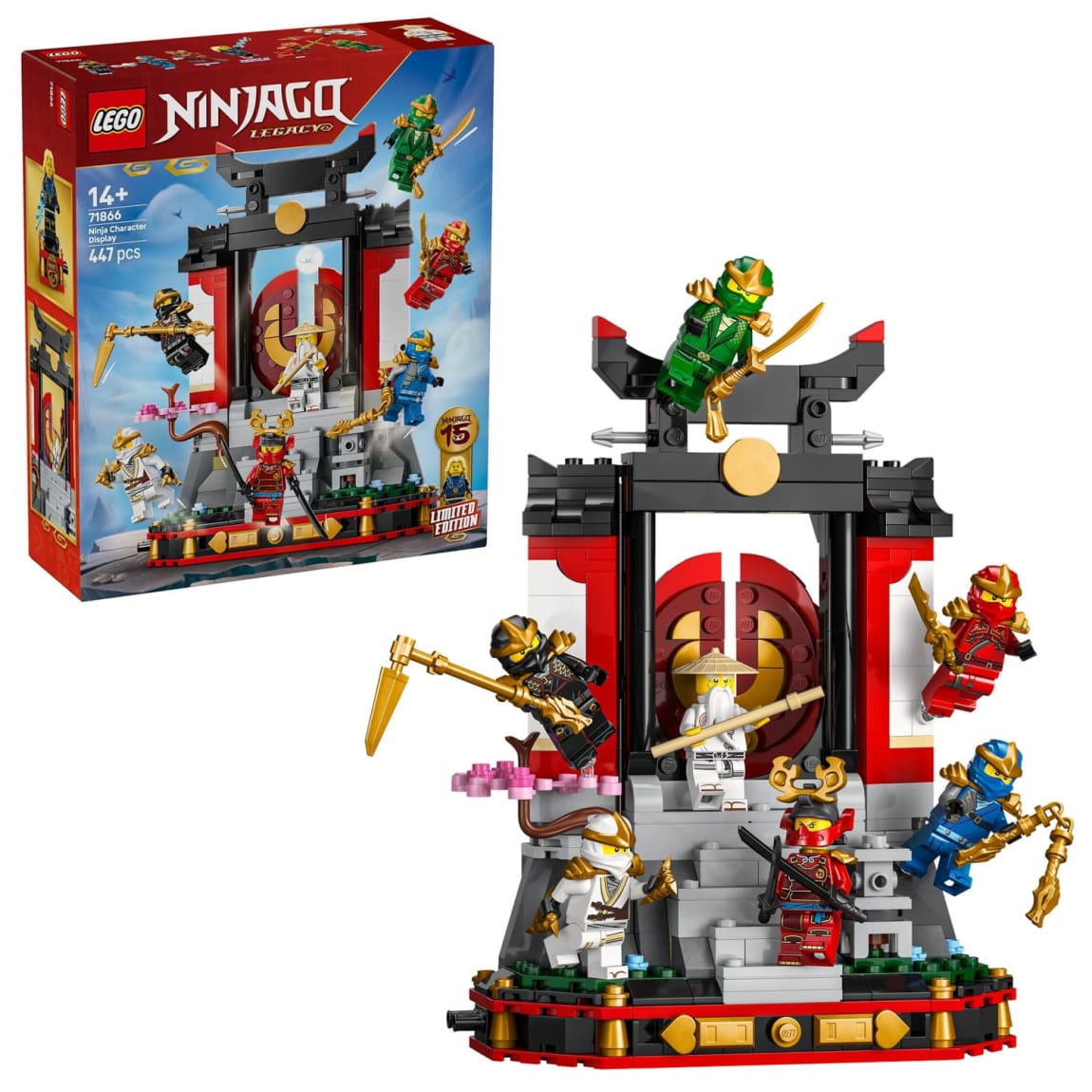 LEGO Ninjago: Ninja Character Display Playset | Building Toys | B&M