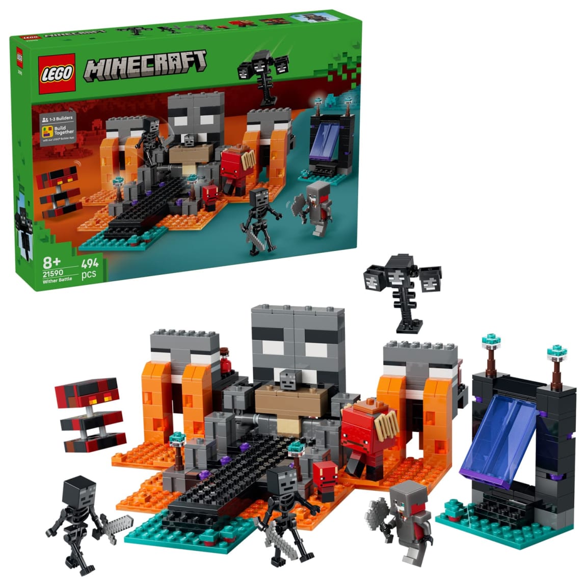 LEGO Minecraft: Wither Battle Playset | Building Toys | B&M