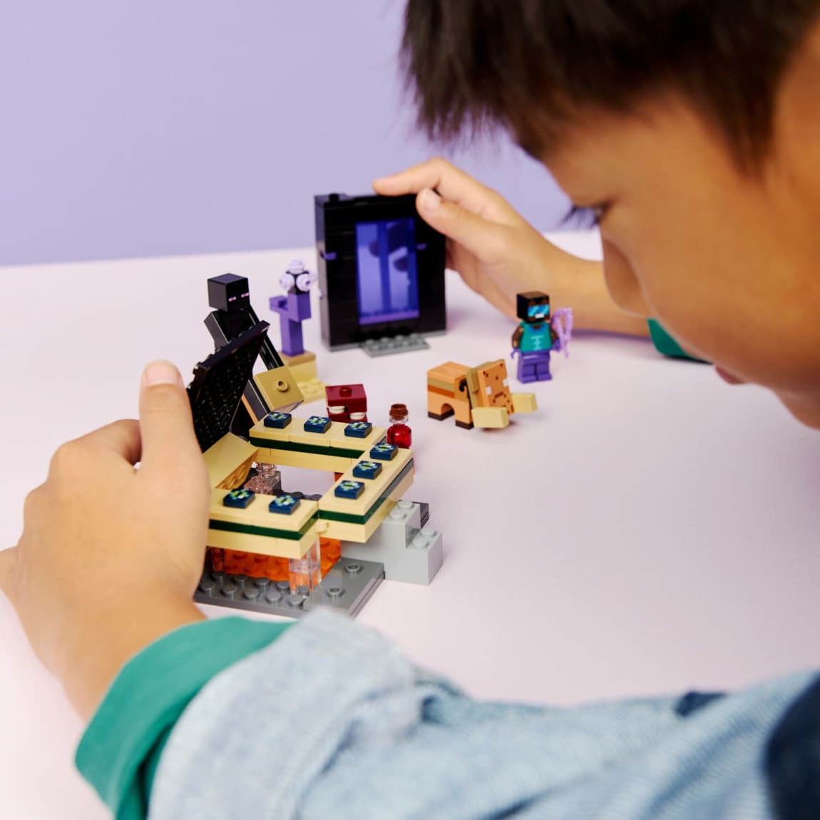 LEGO Minecraft: Nether & End Portal Journey Playset | LEGO | B&M