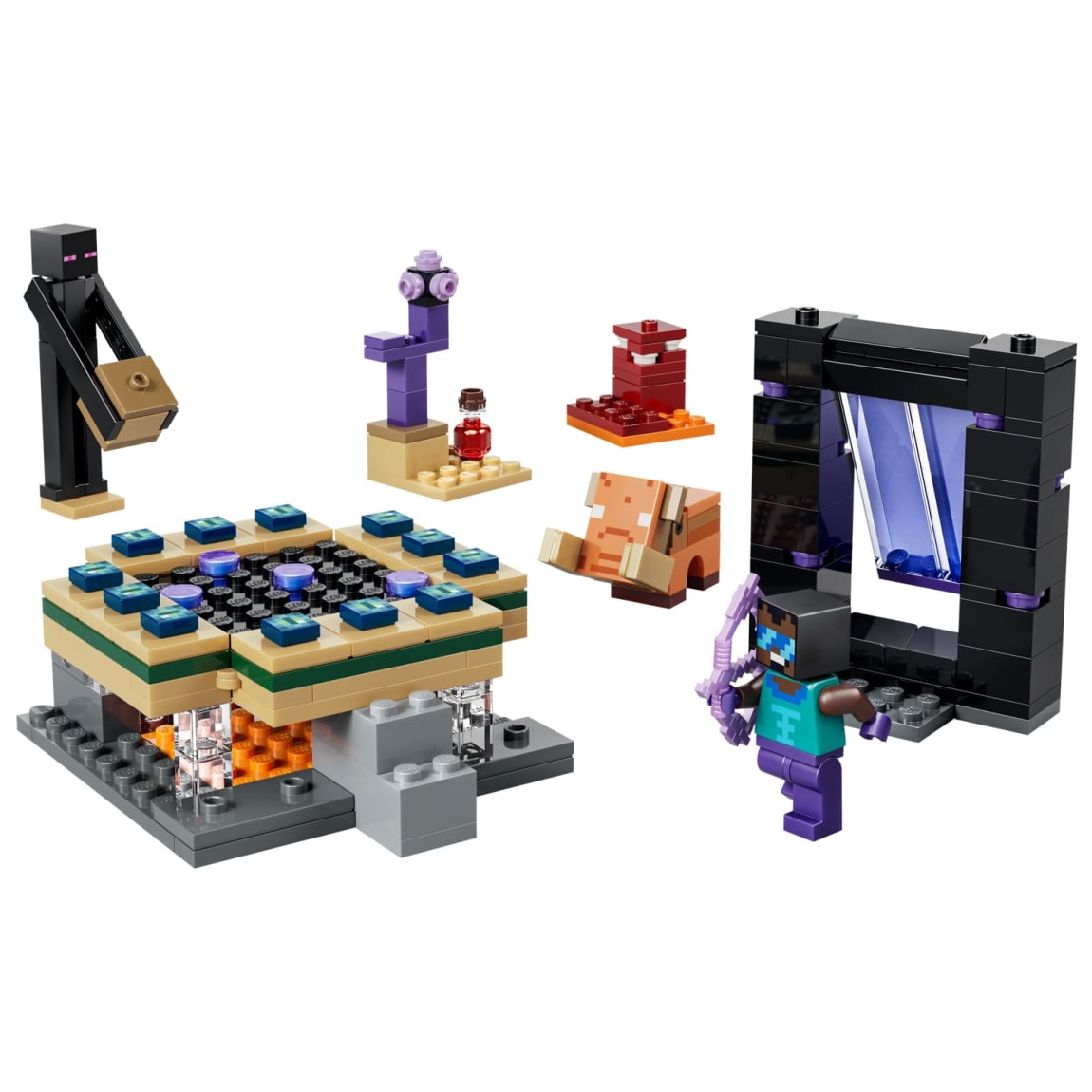 LEGO Minecraft: Nether & End Portal Journey Playset | LEGO | B&M