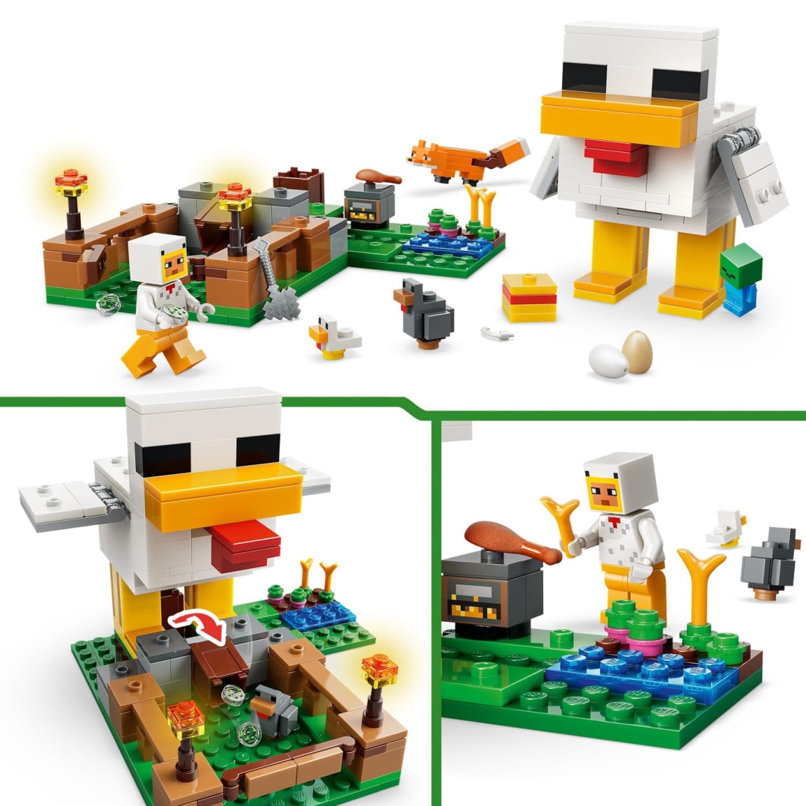 LEGO Minecraft Chicken Farm 21585 | LEGO | B&M