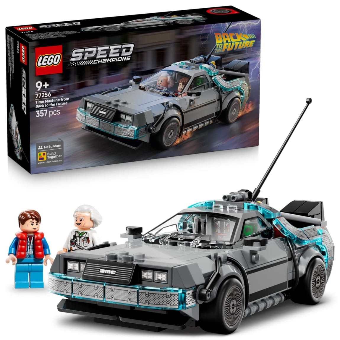 LEGO Speed Champions Time Machine from Back to the Future 77256 | B&M