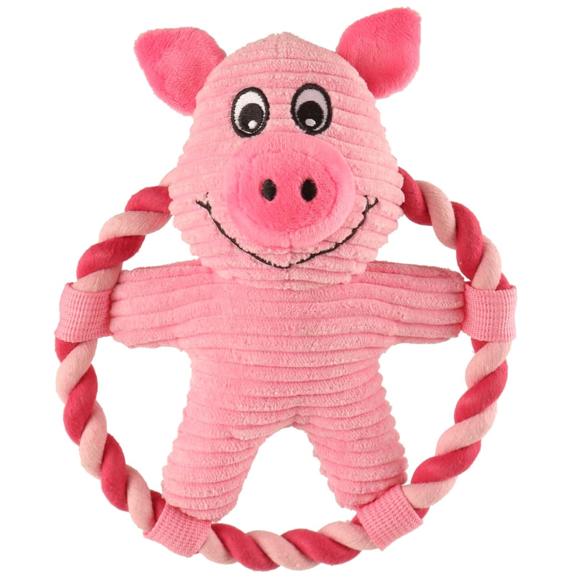 Farm Animal Rope Toy - Pig | Dog Toys | B&M