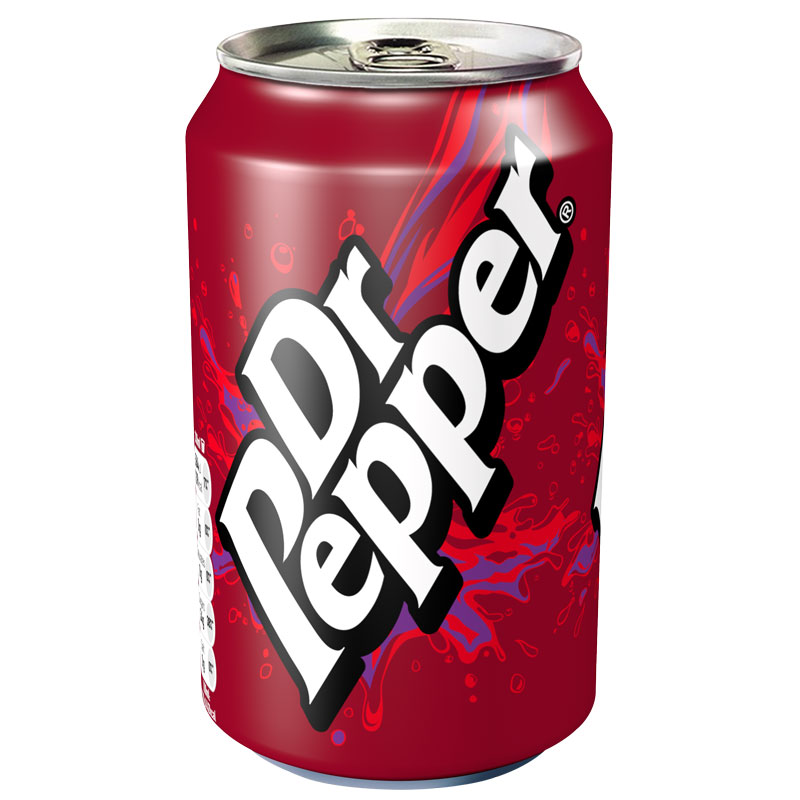 Dr Pepper Can 330ml Soft Drink Groceries B M