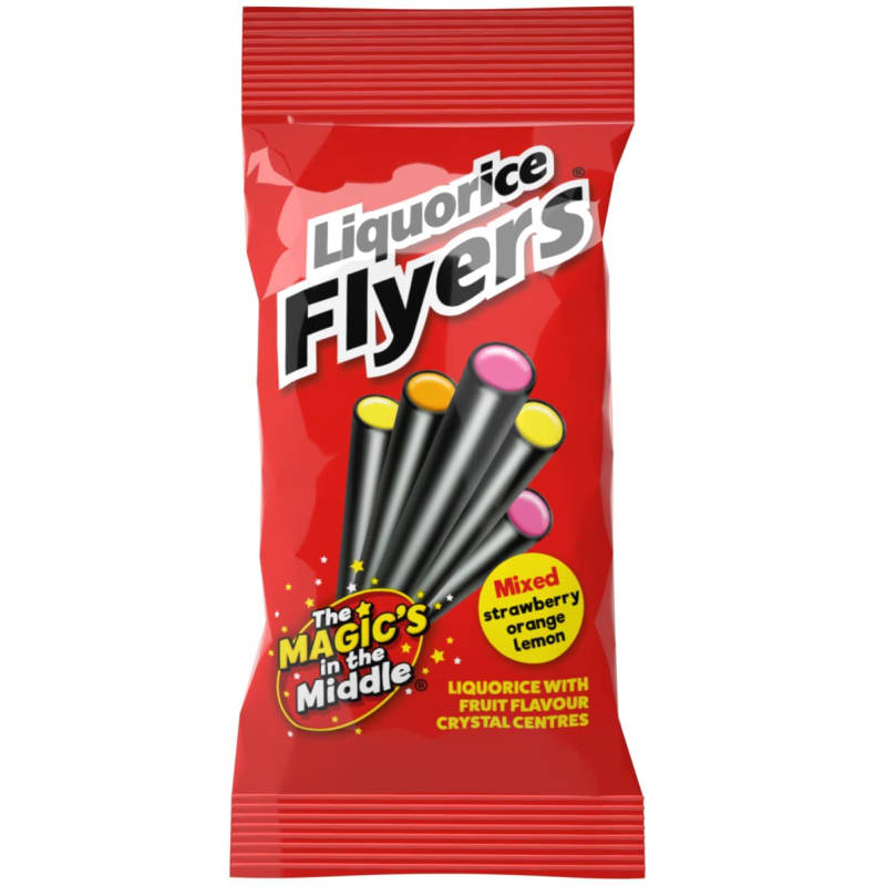 Maxilin Liquorice Flyers 75g | Confectionery - B&M